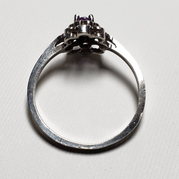 Avon | Jewelry | Vintage Avon Amethyst Sterling Silver 925 Ring | Poshmark
